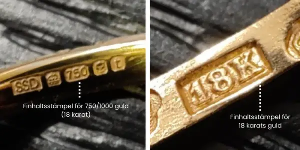 Hur vet man om det är äkta guld - Allt om guldstämplar
